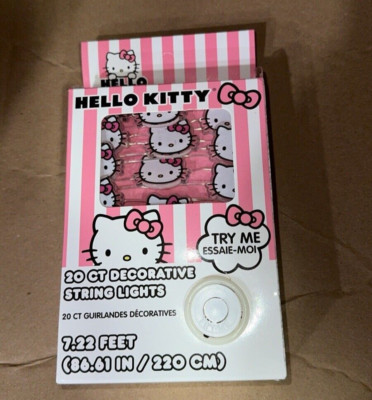 Hello Kitty 20CT String LightS NEW IN BOX | eBay