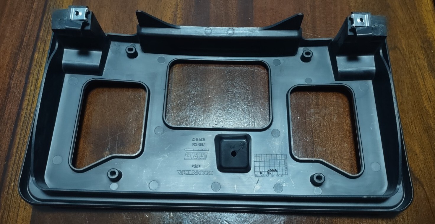 HONDA 71145-TX4 FRONT BUMPER LICENSE PLATE BRACKET MOUNT NEW | eBay