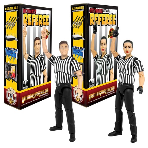 Ultimate Male & Female Referee With Deluxe Articulation for WWE & AEW ...