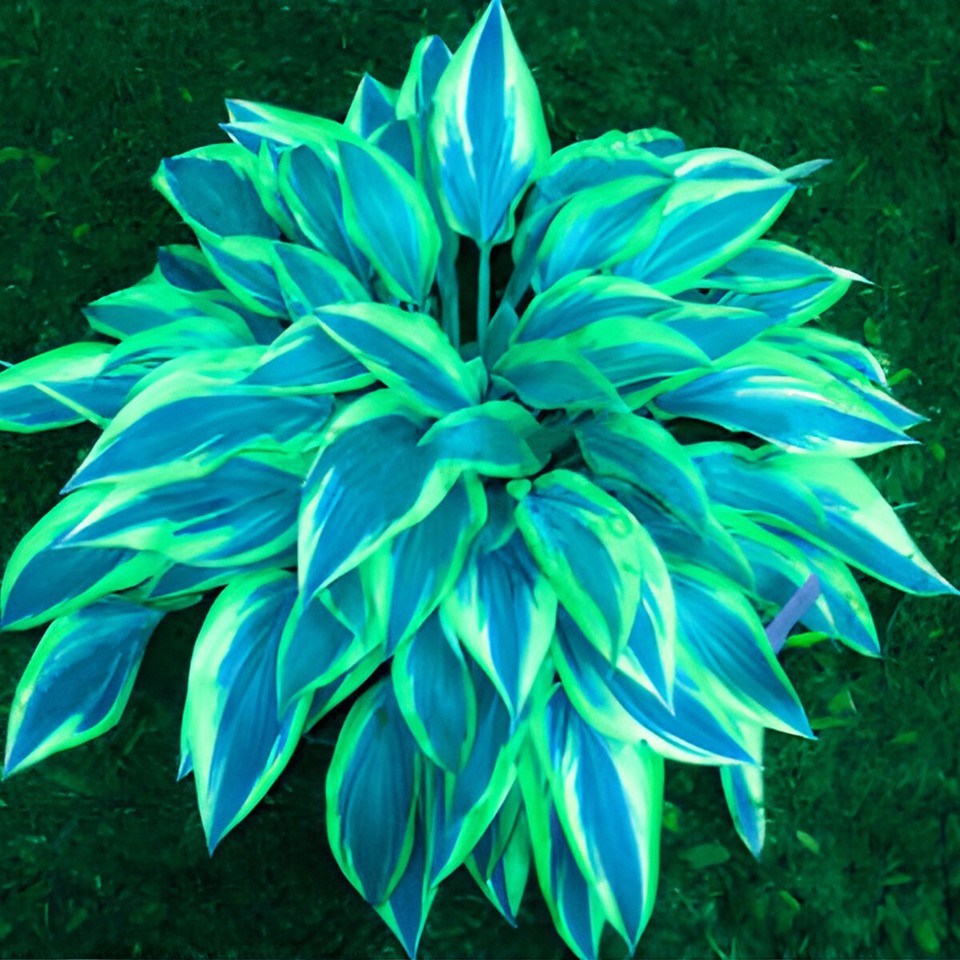 100pcs/pack Purple White Hosta Plant Seeds Hosta Plantaginea Garden ...