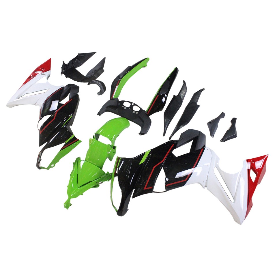 Fairings Plastics for 2009 2010 2011 Ninja 650r EX650C Kawasaki Green ...