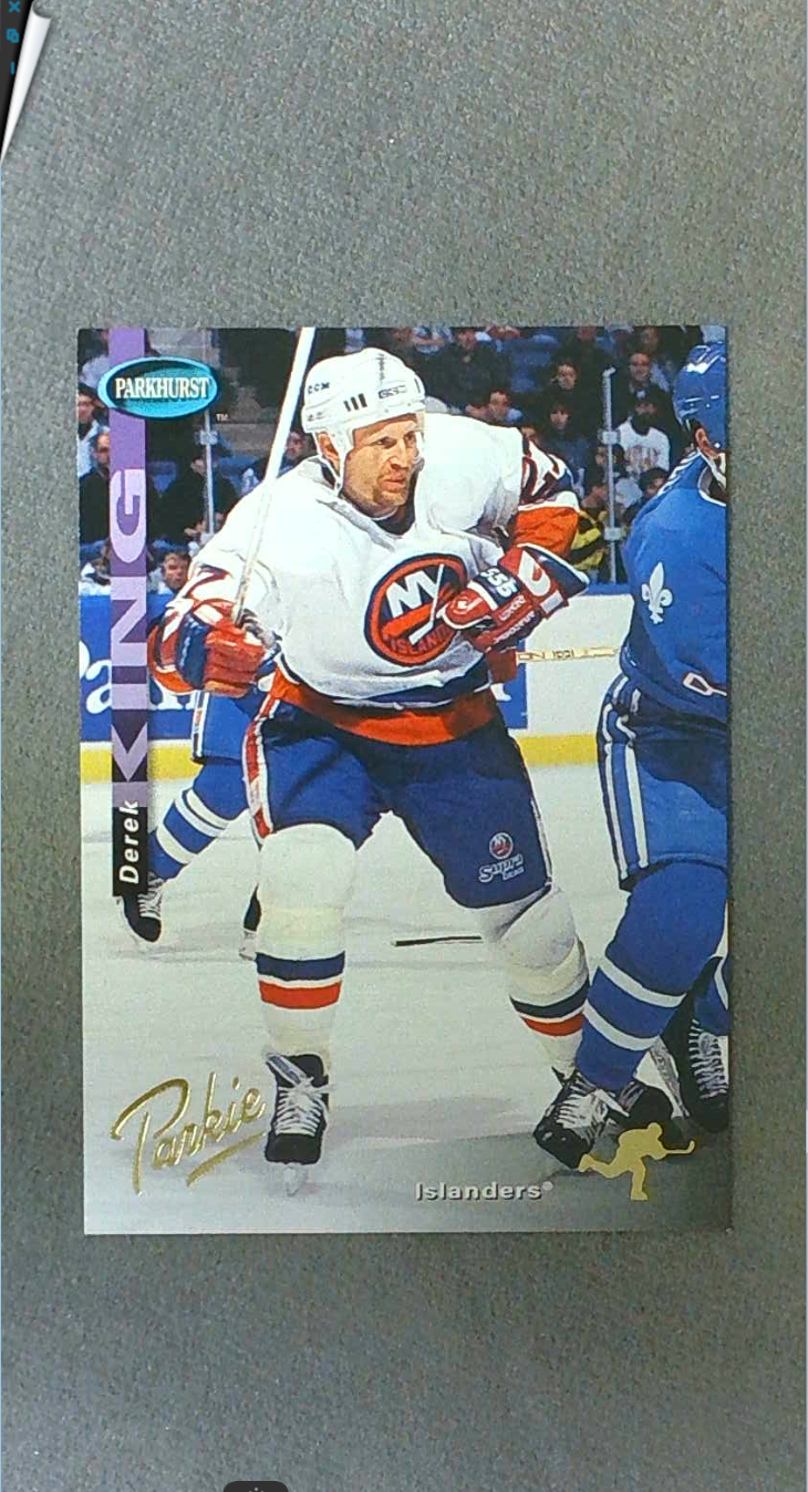 1994-95 Parkhurst Gold #132 Derek King Islanders | eBay