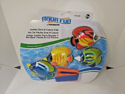 Jumbo Dive n Catch Fish Pool Game Kid SwimToys Swimming Diving Activ ...
