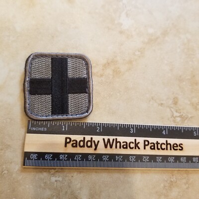 Condor Medic Patch Hook & Loop Back Military Morale Tactical Gray Black ...