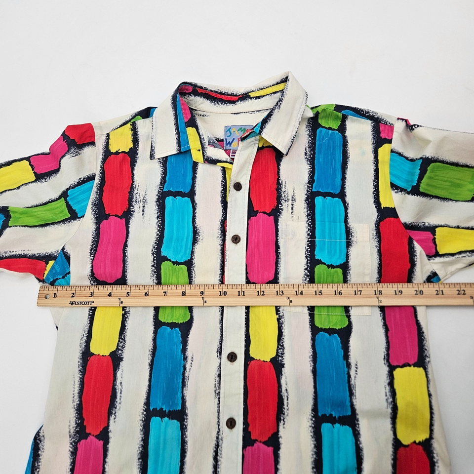 Vintage Jams World Men's Shirt Size Medium Surf Line Hawaii Pop Chrome ...