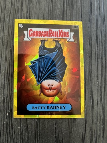 BATTY BARNEY BAT #50 /99 180B YELLOW SAPPHIRE GARBAGE PAIL KIDS TOPPS ...