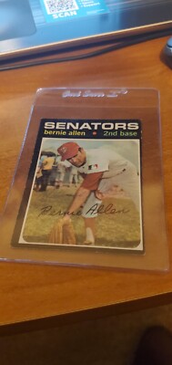 Autographed Signed Baseball 1971 Topps - #427 Bernie Allen | eBay