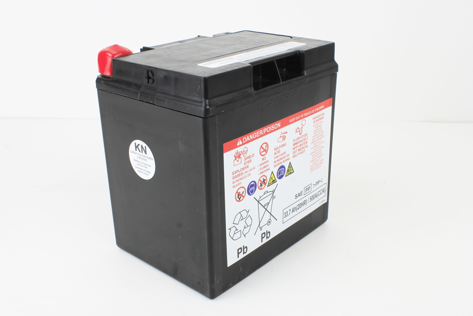 Ultimate Performance 500 CCA 66010-97D ETX30L 30L Battery Harley FLH/T ...