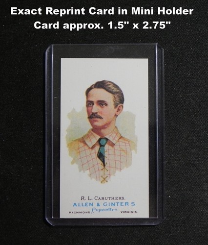 Parisian Bob Caruthers Dover Reprint 1887 ALLEN & GINTER'S _ Exact Card ...