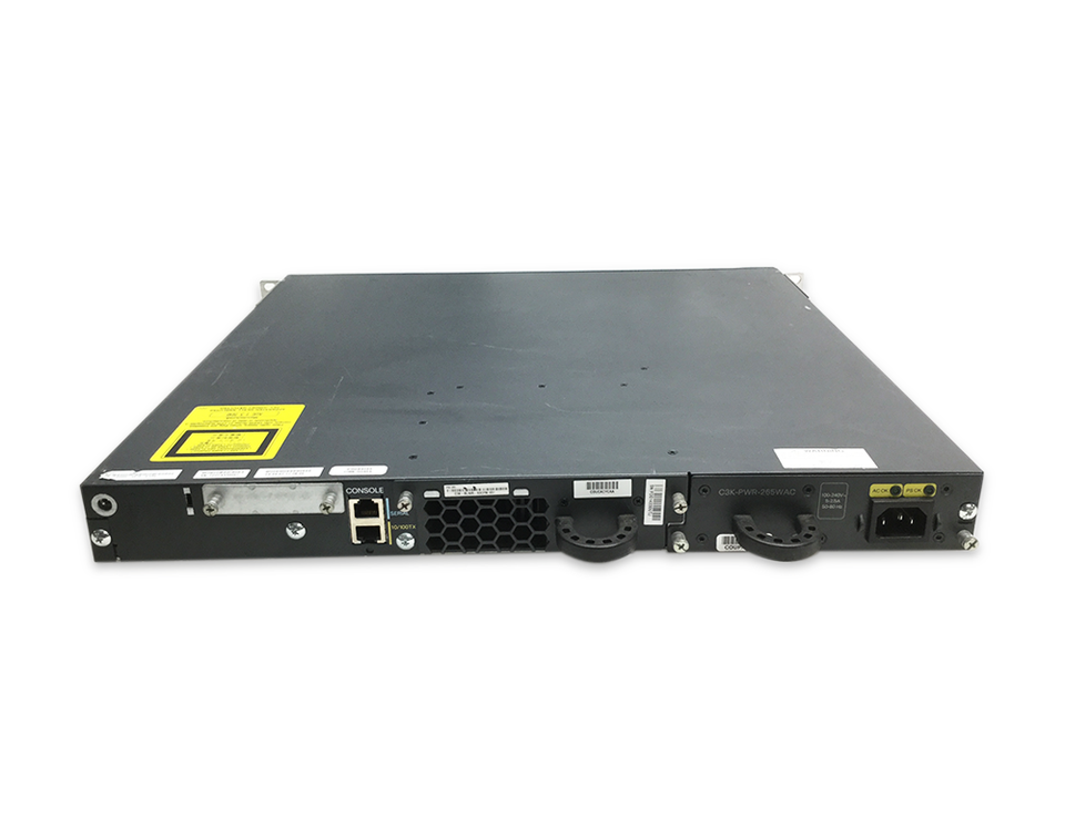 48 Port 1GB RJ45 Cisco Catalyst 3560E-48TD Switch 1x PSU w/ Ears | 2x ...