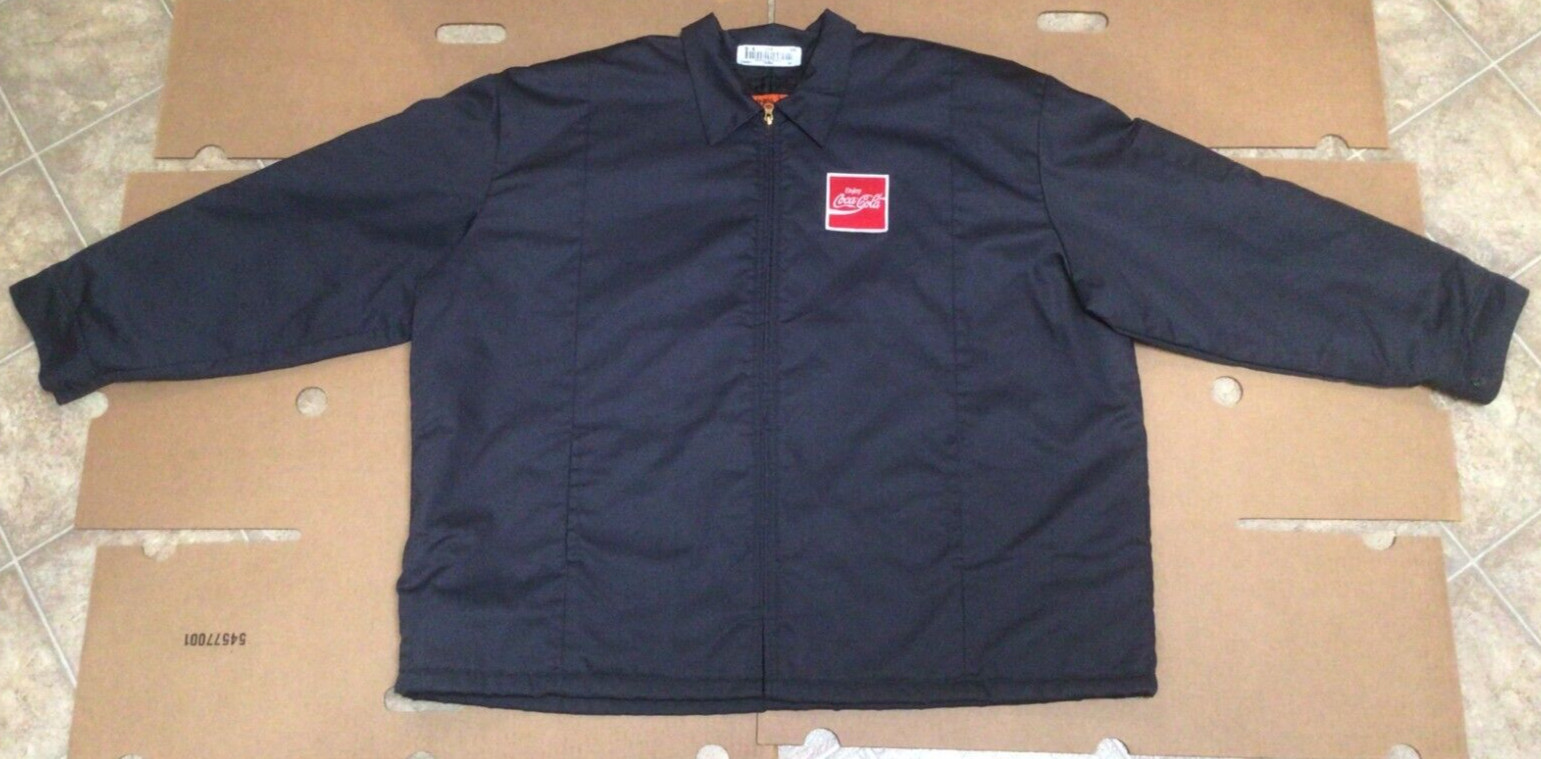 Vintage Coca Cola Cintas Blue Work Uniform Jacket Qui… - Gem