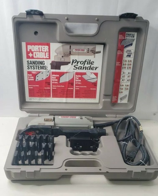 Porter Cable Profile Sander 444VS Variable Speed With All Accy Cond for ...
