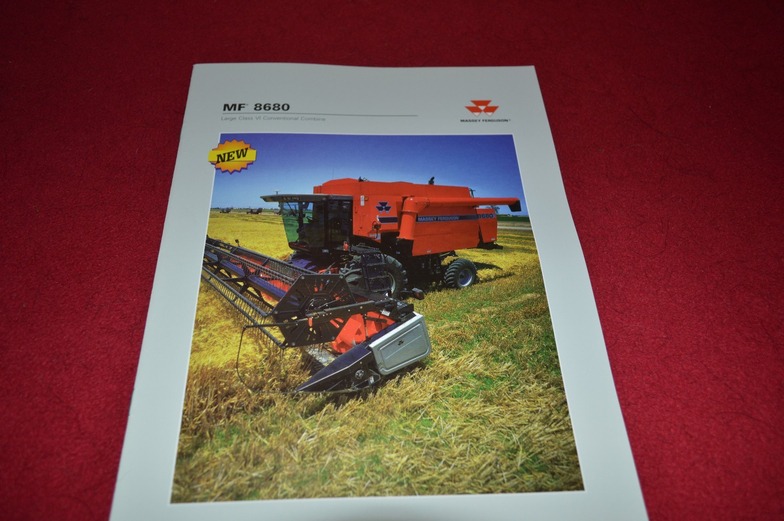 Massey Ferguson 8680 Combine Dealer's Brochure YABE8 | eBay
