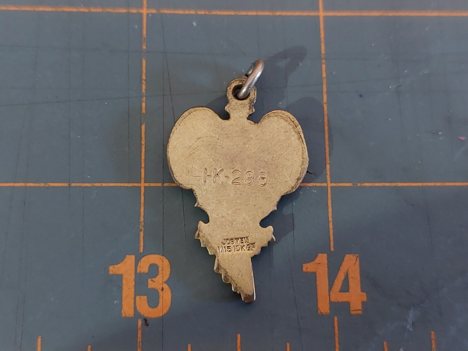Josten Vintage 1/15 10K Gold Filled Charm C High Scho… - Gem