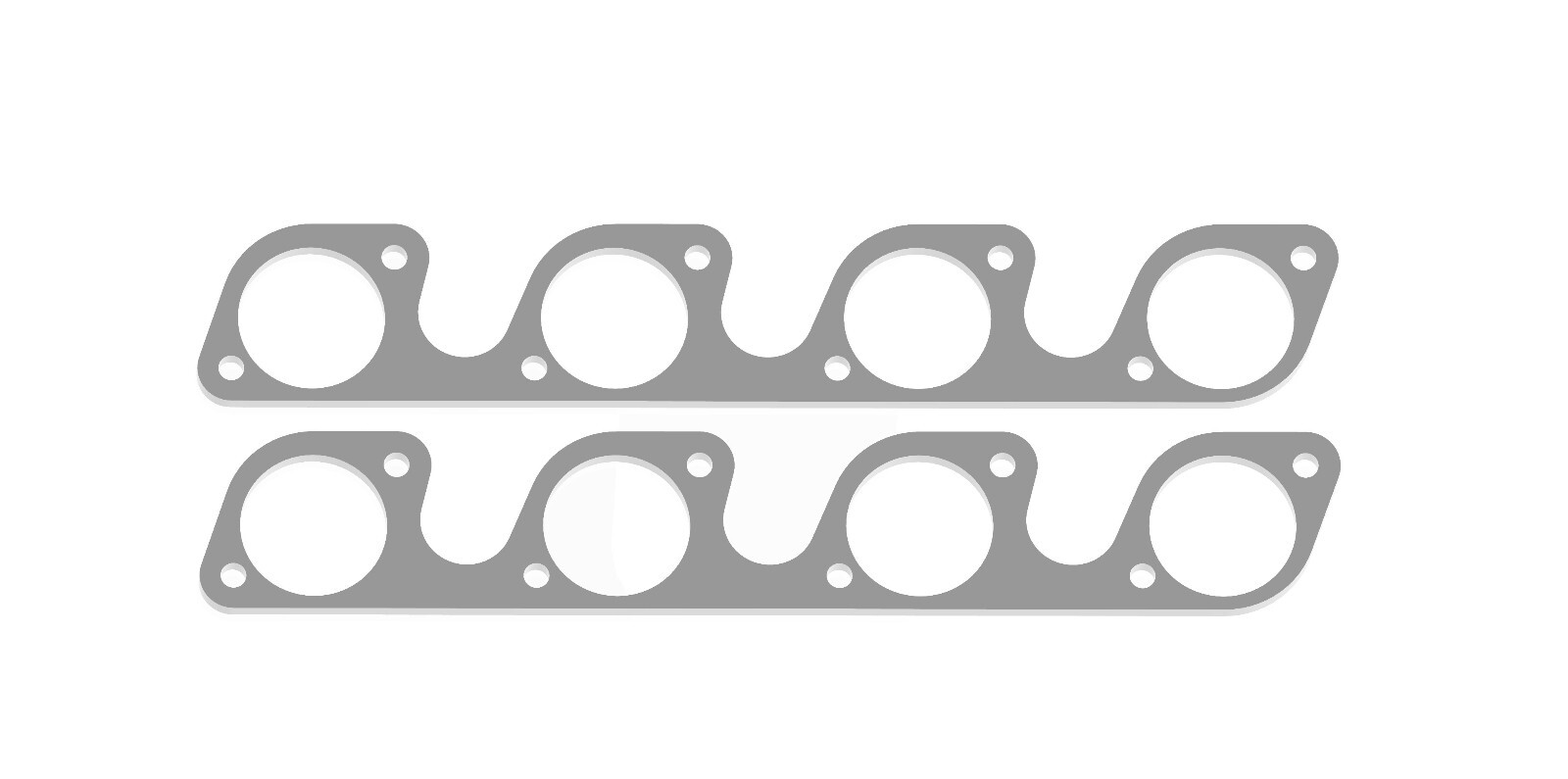 PAIR of 3/8 thick 304ss Header Flanges For 4.9" Bore Space DRCE-II ...