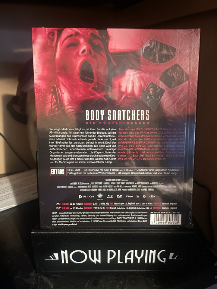Body Snatchers (1993) LE Mediabook Blu-ray Region B New | eBay