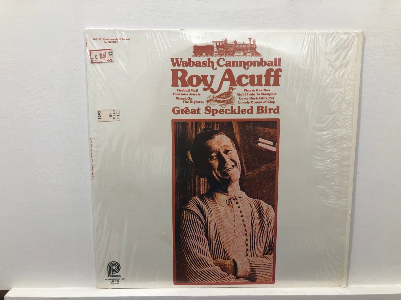 Roy Acuff-Wabash Cannonball 12" LP Pickwick JS 6162 Country Shrink Near ...