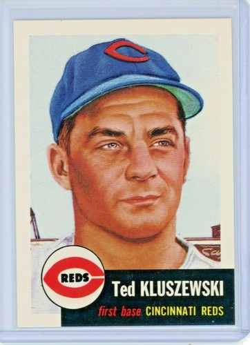 1991 Topps Archives #162 Ted Kluszewski - Cincinnati Reds First Base ...