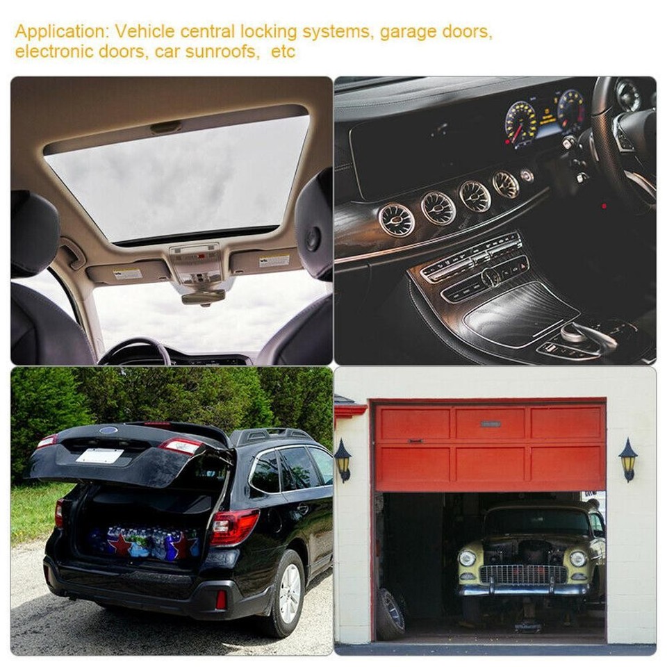 New Universal 433MHz Electric Cloning Gate Garage Door Open Remote ...