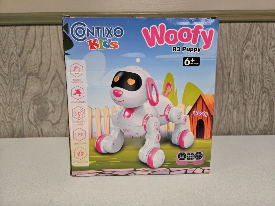 Contixo Woofy R3 Interactive Smart Robot Pet Dog Toy with Remote ...