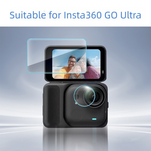 Tempered Glass Duo Screen Protector 2PCS for Insta360 Go Ultra HD ...