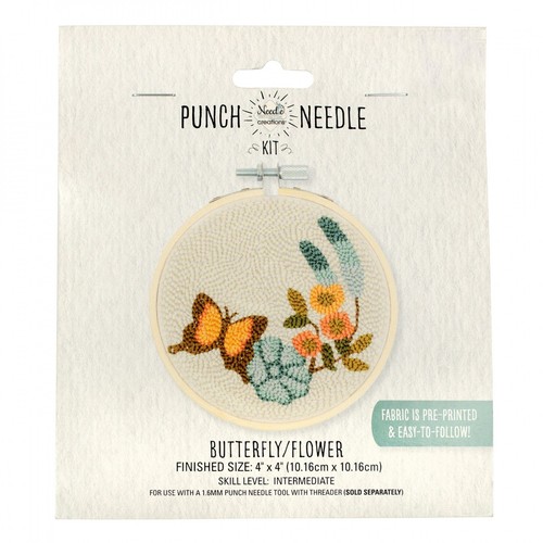 Needle Creations Butterfly 4 Inch Punch Needle Kit | eBay