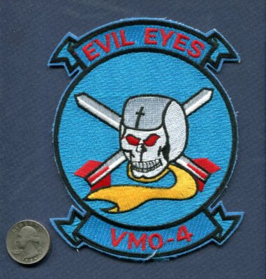 VMO-4 Evil Yeux North American Aviation OV-10 BRONCO Usmc 5 " Escadron ...