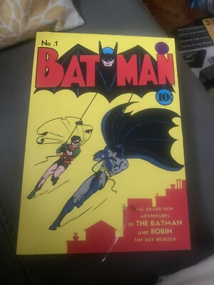 Silver Buffalo Batman & Robin DC Comics No.1 Wall Hanging Art Wooden ...