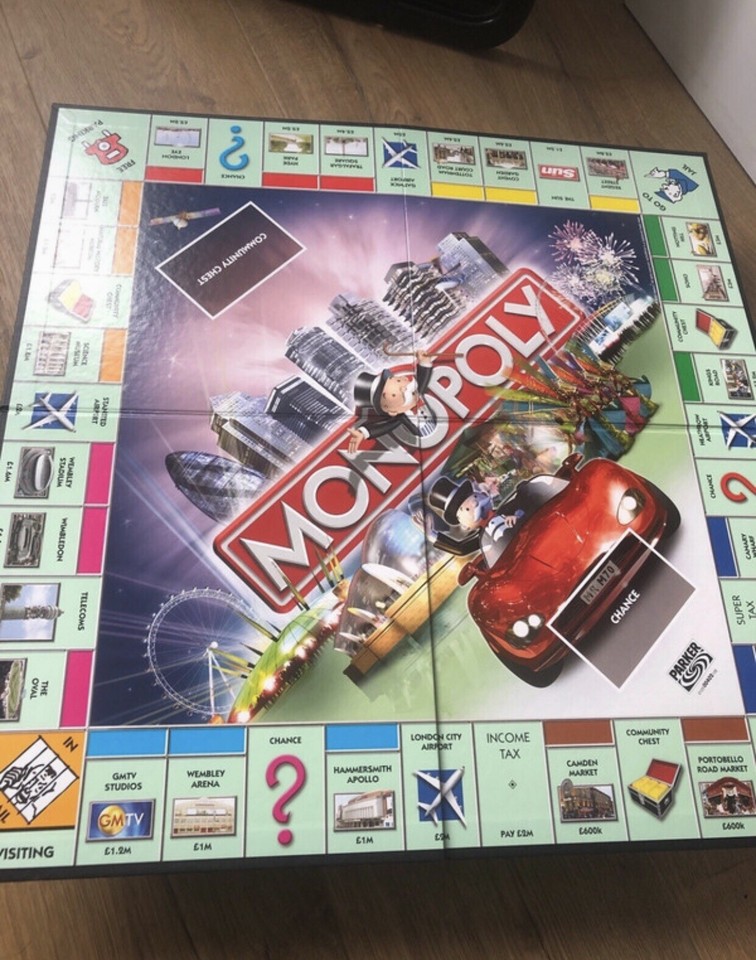 Monopoly - The Here and Now Limited Edition Board Game VGC Complete ...