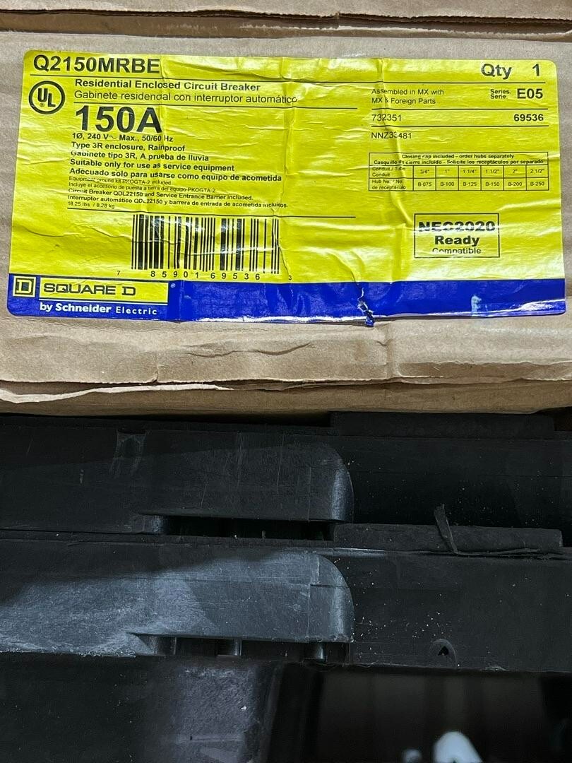 Square D Q2150MRBE 150A Main Breaker for sale online | eBay
