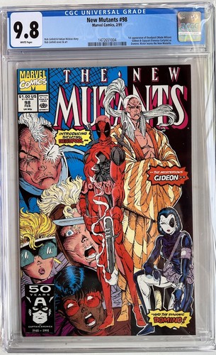 New Mutants #98 CGC 9.8 MOTIVATED SELLER 1st Appearance of Deadpool ...