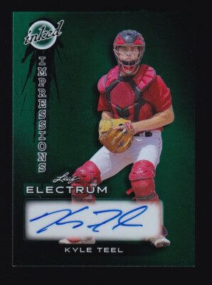 2024 Leaf Electrum KYLE TEEL 🔥 Inked Impressions Auto Green /15 | eBay