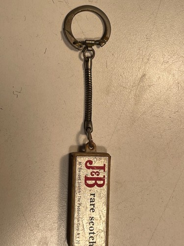 Vintage J&B Rare Scotch Key Chain With Address Book In It. | eBay