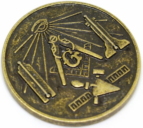FREEMASON Masonic Medallion Pocket Coin | eBay