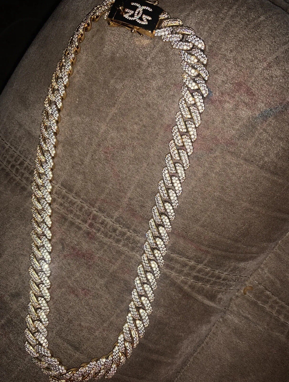 Gold God Cuban Choker Chain Necklace - Gem