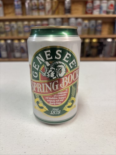 VINTAGE GENESEE SPRING BOCK BEER CAN BOTTOM OPENED | eBay