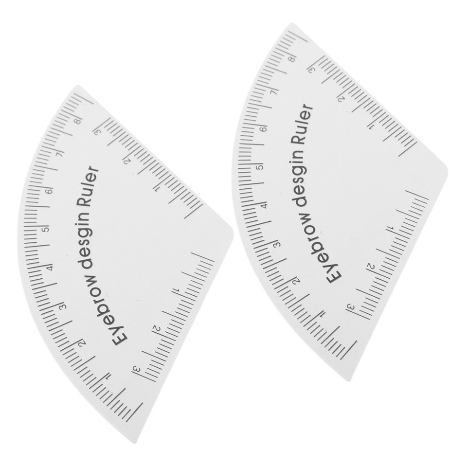 2pcs Professional Eyebrow Shaping Guide - Pvc Eyebrow Drawing ...