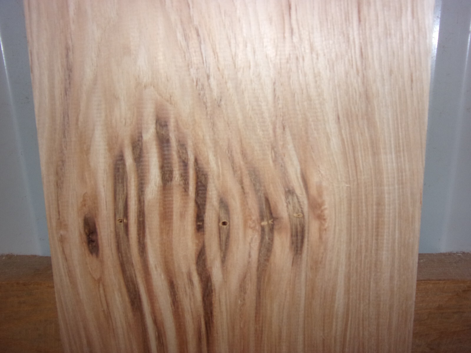 1 PC RUSTIC HICKORY LUMBER WOOD KILN DRIED BOARD 27 1/4"X 7 1/4"X 1 ...