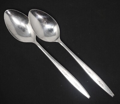 Vintage Stainless Steel Japan Teaspoon set of 2. 6 3/8" Long | eBay