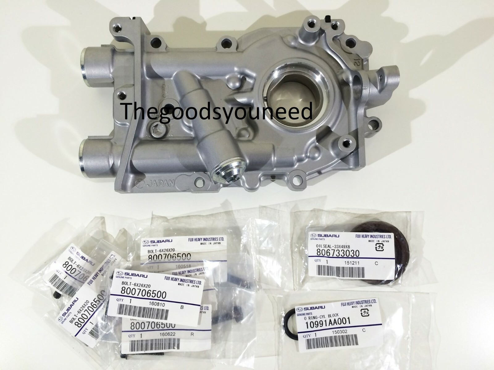 Genuine JDM Subaru 12mm Oil Pump w/ Seal & O-Ring WRX STi Legacy GT ...