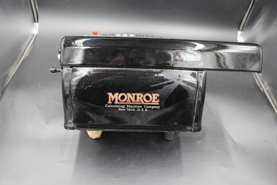 Antique Monroe Calculating Machine not working (read description ) | eBay