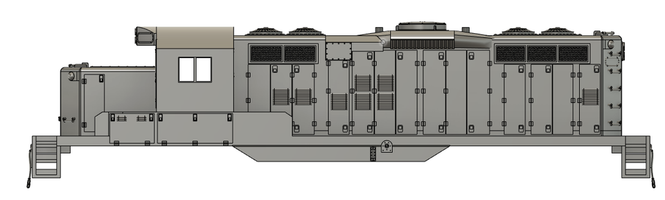 N Scale EMD GP9 Chop Nose Dynamic Brakes | eBay