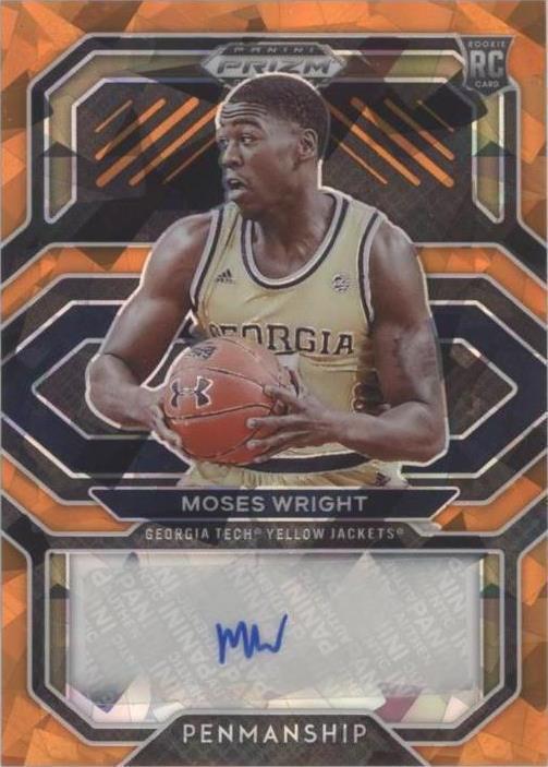 2021-22 Panini Prizm Draft Picks - College Penmanship Moses Wright #CP ...