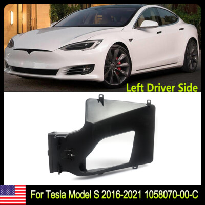 For 2016-2021 Tesla Model S Radiator Left Air Condition Duct Cover ...