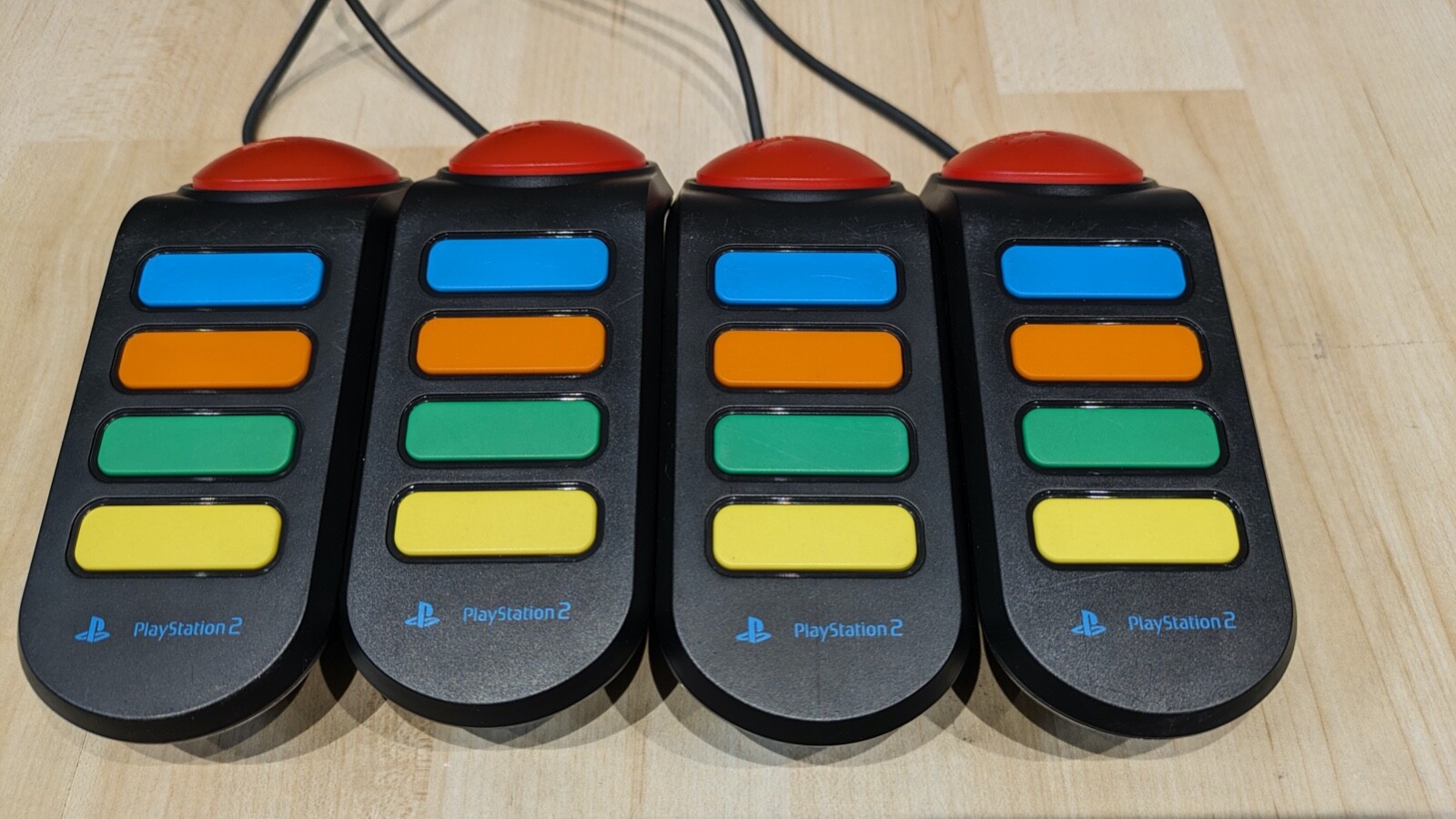 SET : BUZZ! Das große Quiz + Das MEGA-Quiz + Buzzer PS2 | eBay.de