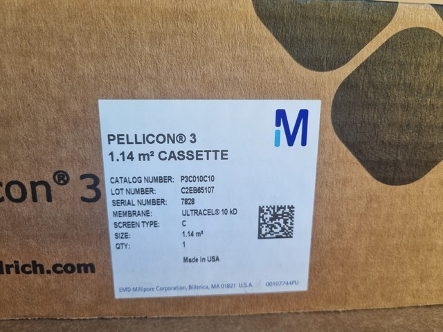 Millipore P3C010C10 Pellicon 3 Cassette for sale online | eBay
