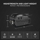 SOLOFISH Tactical Flashlight Green Laser Sight Strobe Pistol Light ...