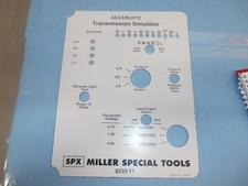 Miller Special Tool 8333 CHRYSLER 45rfe Transmission Simulator for sale ...