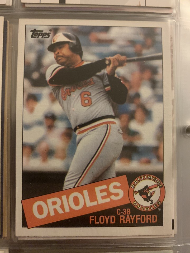 2 Floyd Rayford Topps baseball cards. 1 card autographed | eBay