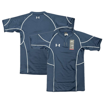 Under Armour Rugby Jersey Men's UA Navy Blue Shirt Top - New | eBay UK